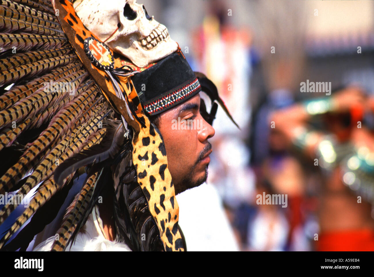 Aztec Dance Mexico City Stock Photo - Alamy
