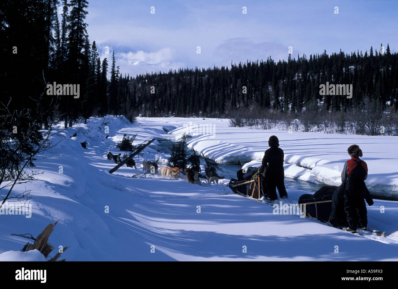 Tourists on expedition in Alaska Stock Photo - Alamy
