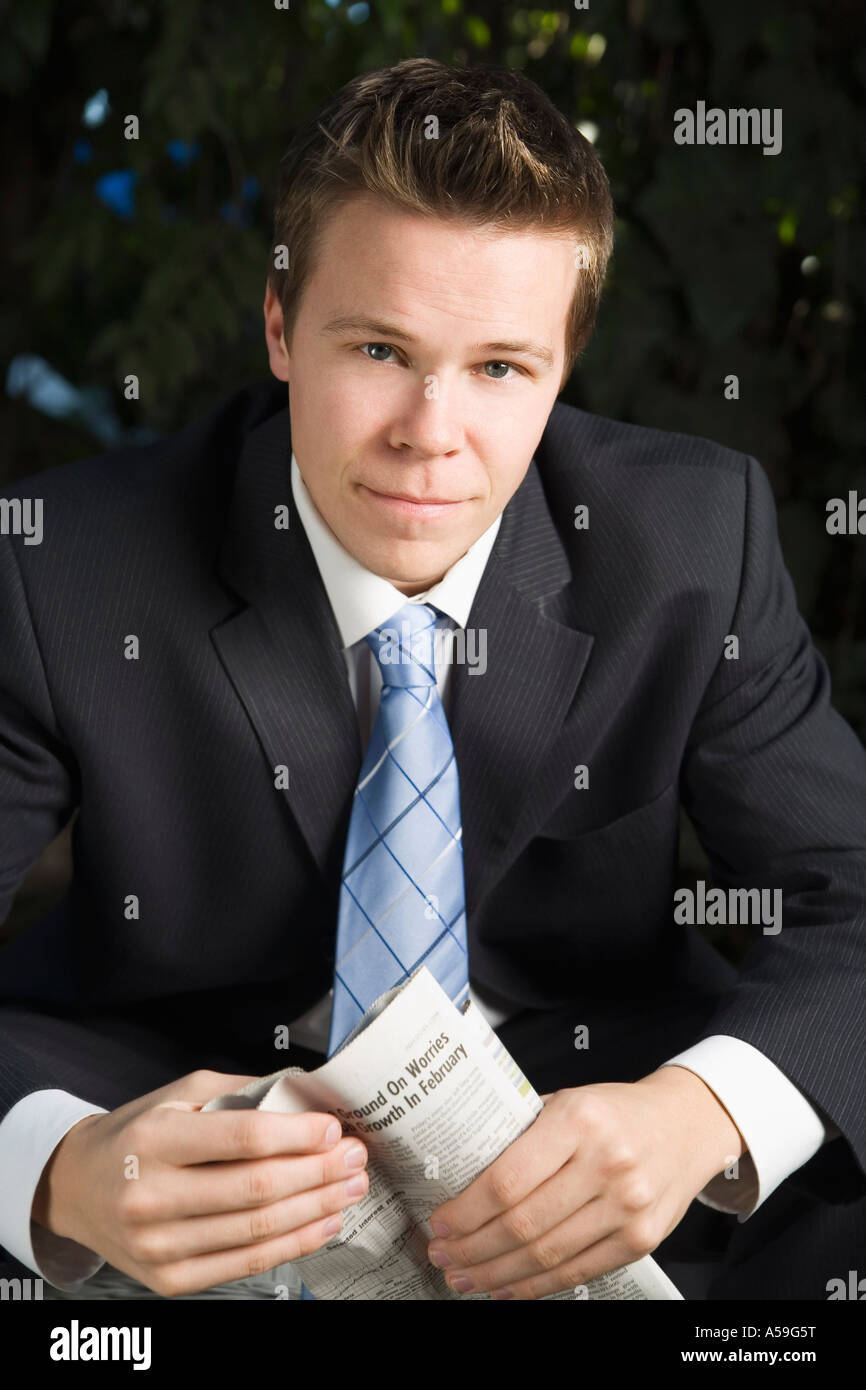 Portrait of Businessman Stock Photo - Alamy