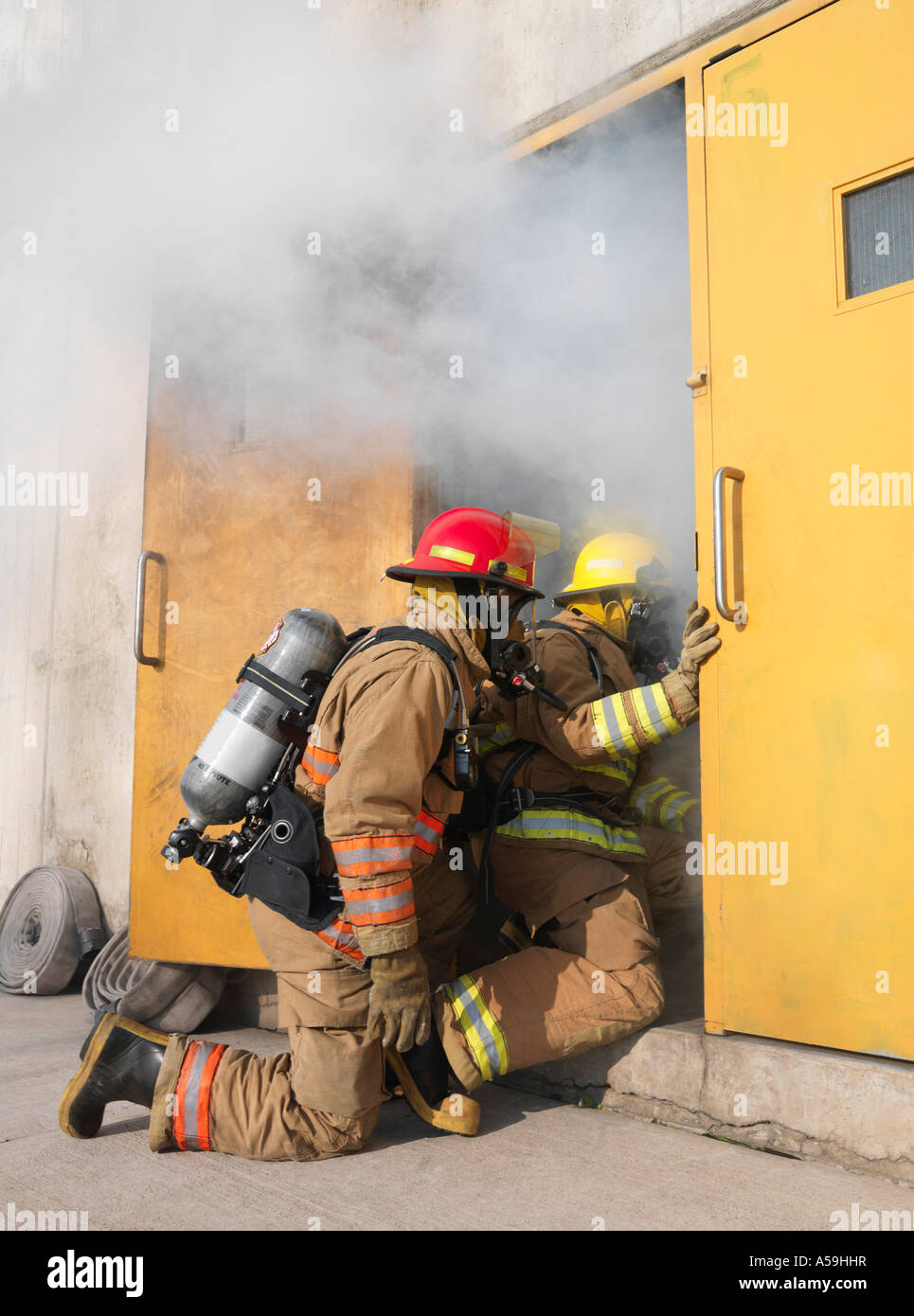 Firefighter rescue baby hi-res stock photography and images - Alamy
