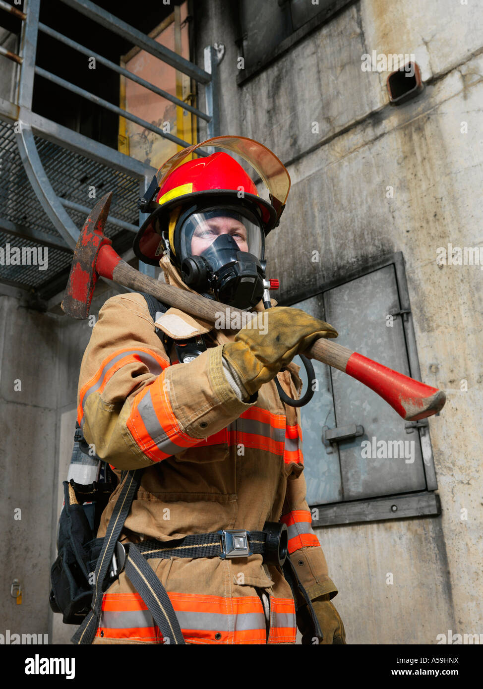 Fireman Carrying Man High Resolution Stock Photography and Images - Alamy
