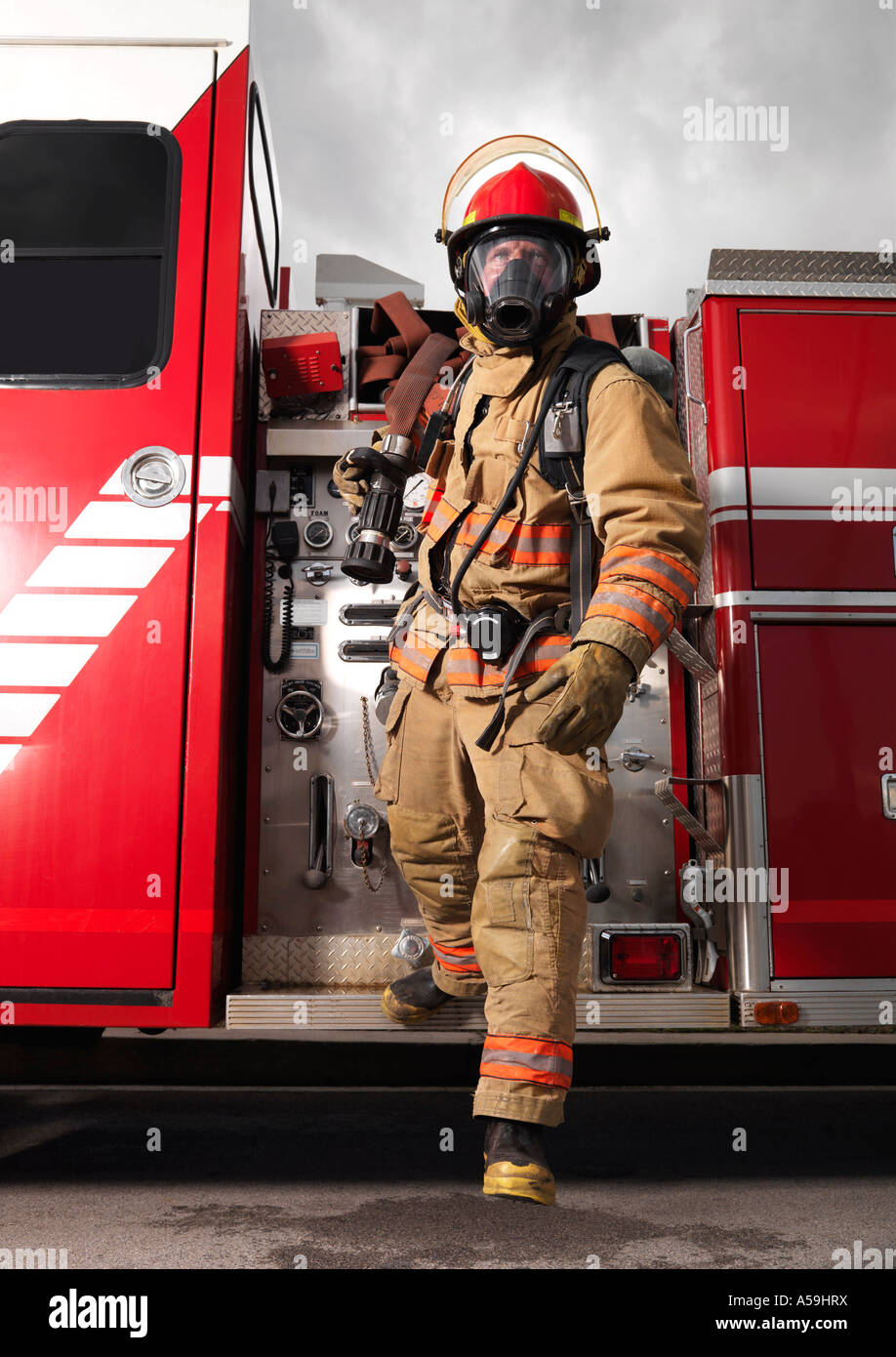 Lone Fireman High Resolution Stock Photography and Images - Alamy