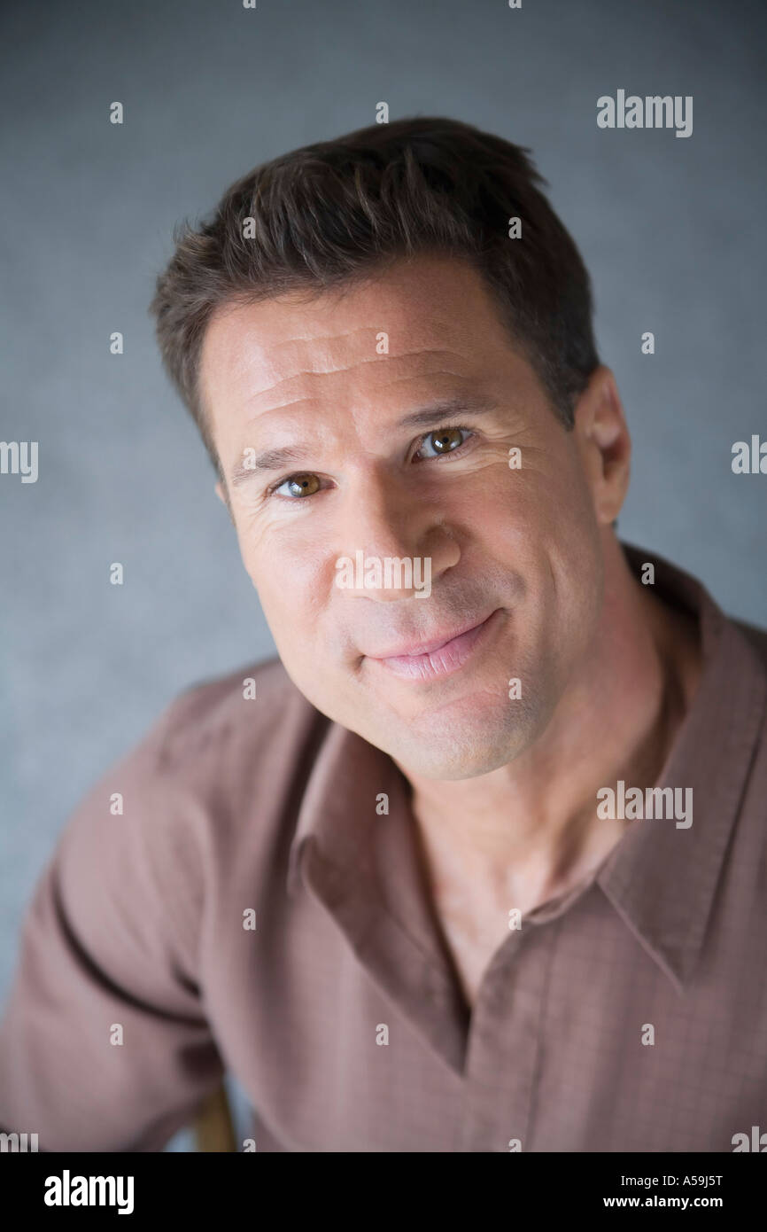 Portrait of Man Stock Photo - Alamy