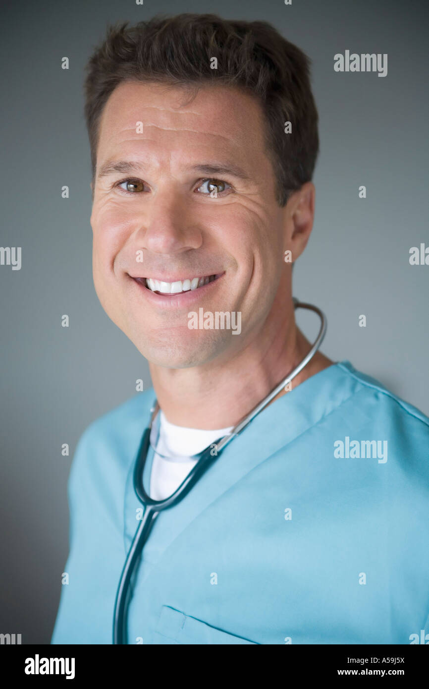 Portrait of Doctor Stock Photo - Alamy