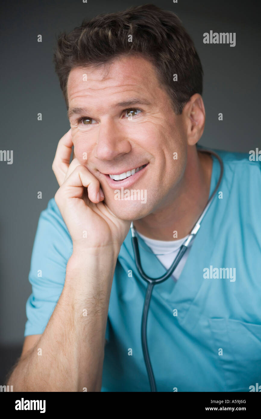 Portrait of Doctor Stock Photo - Alamy
