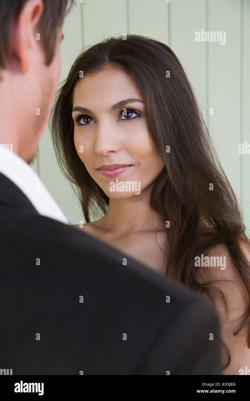 Man woman fancy each other hi-res stock photography and images - Alamy