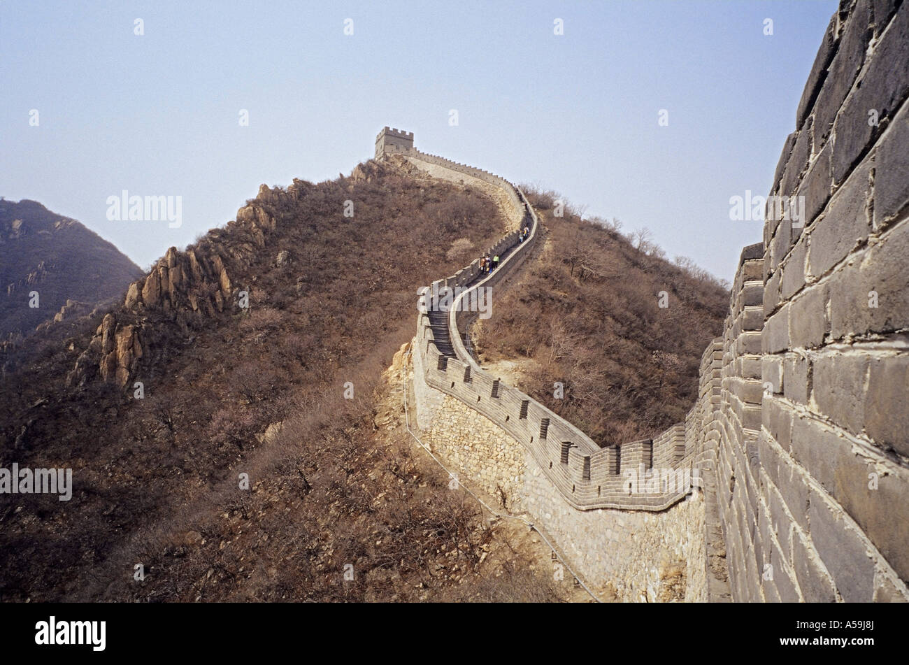 Perspective the great wall hi-res stock photography and images - Alamy