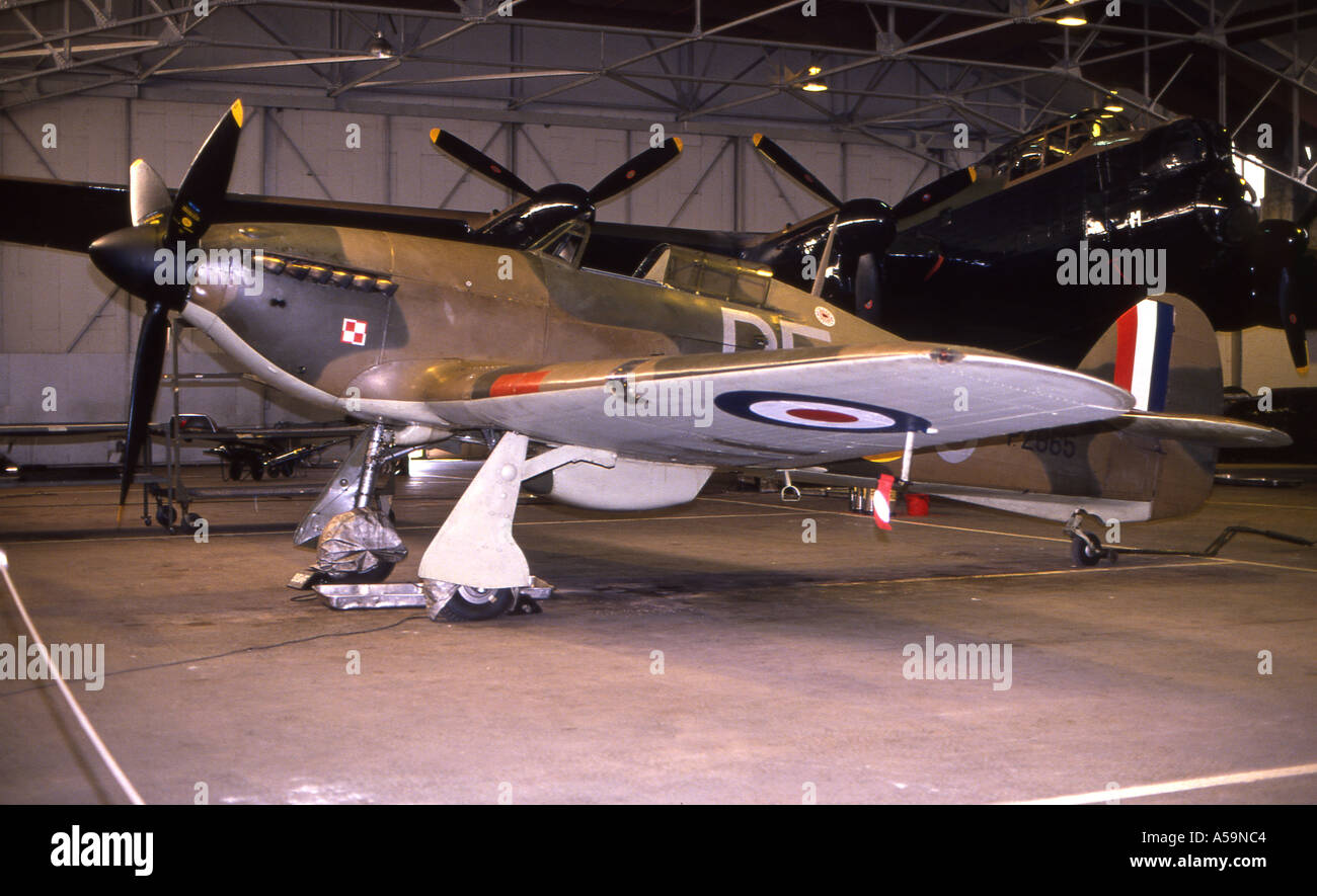 Hawker Hurricane 1 fighter from the Second World War Battle of Britain ...