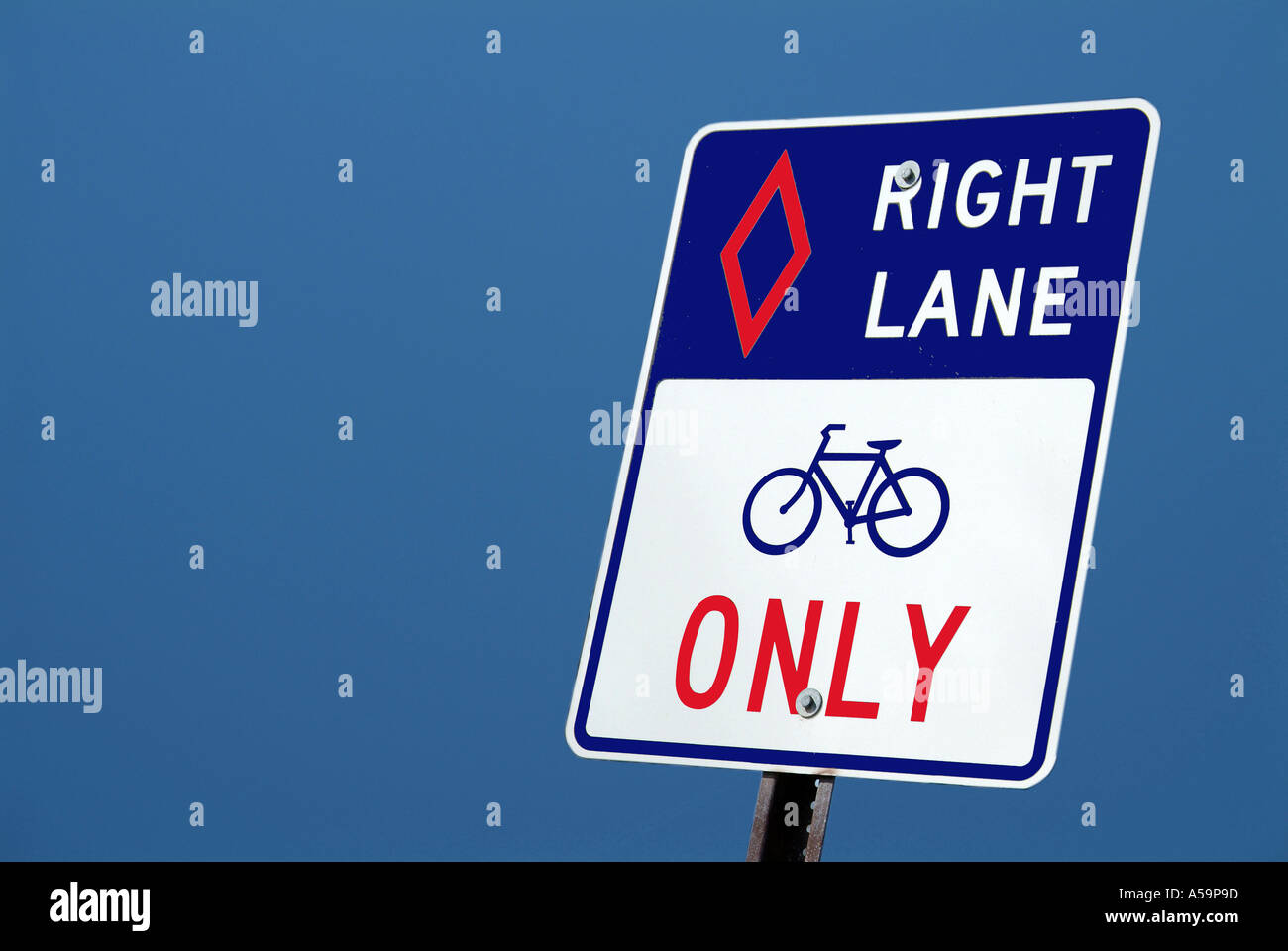 Traffic sign on lane hi-res stock photography and images - Alamy