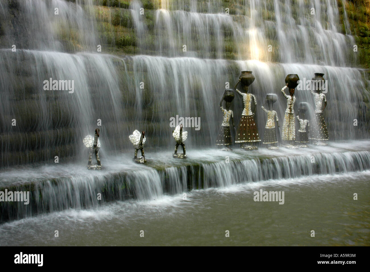 Waterfall Rock Garden Chandigarh