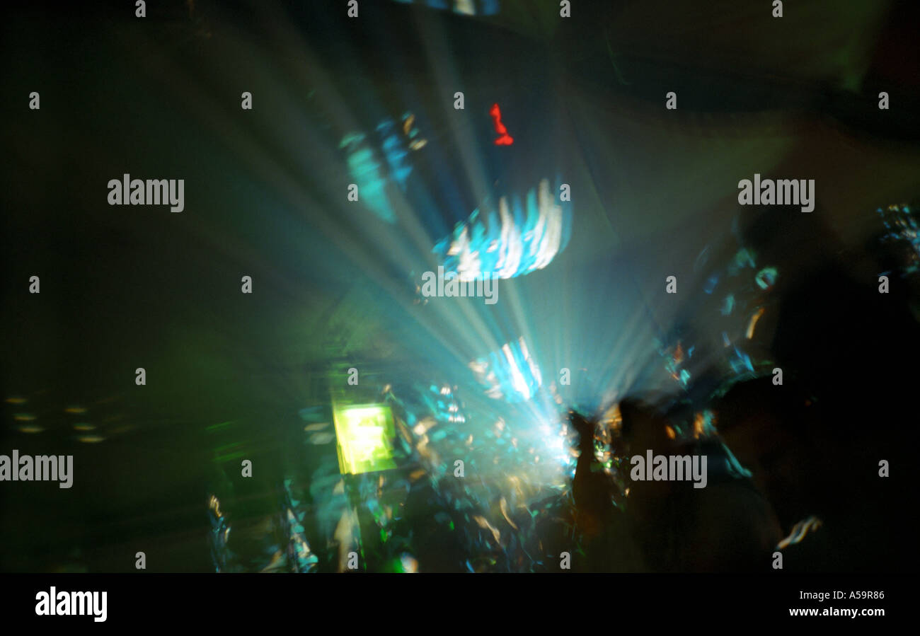 Lights at The End Club London Stock Photo - Alamy