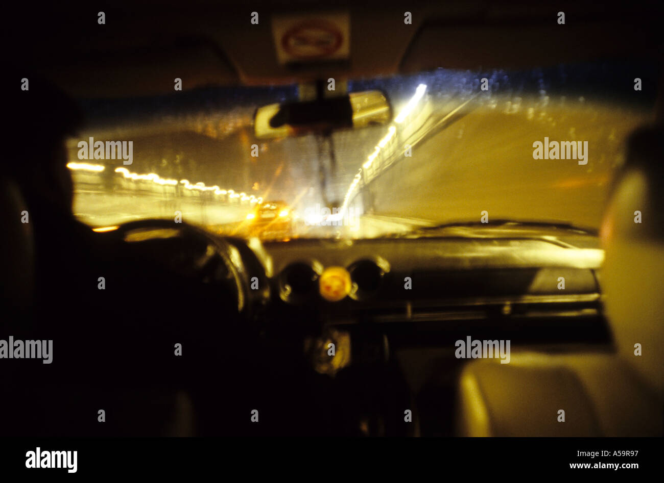 Taxi ride in tunnel in Beirut Lebanon Stock Photo - Alamy