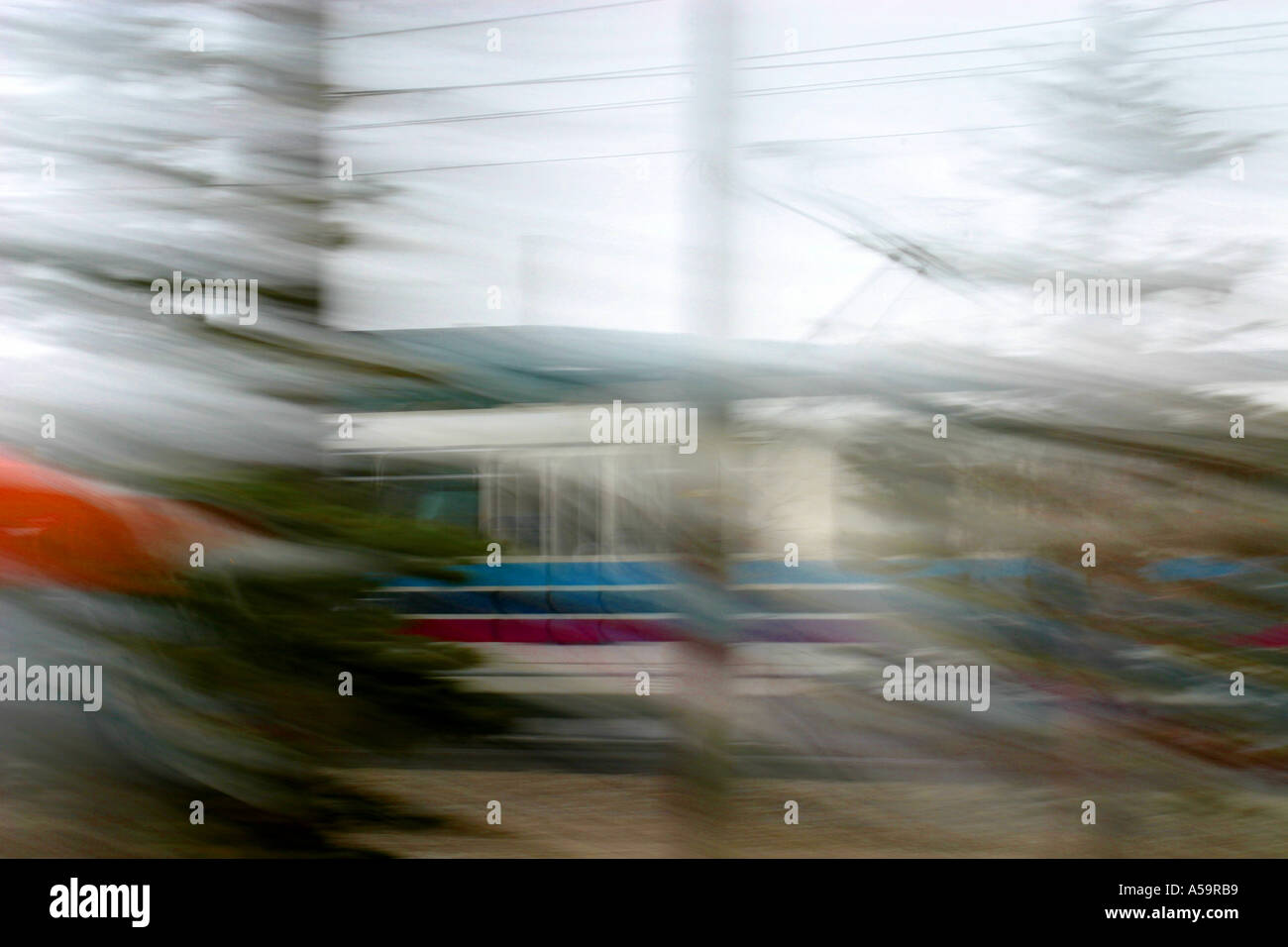 Rapid transit blur Stock Photo - Alamy