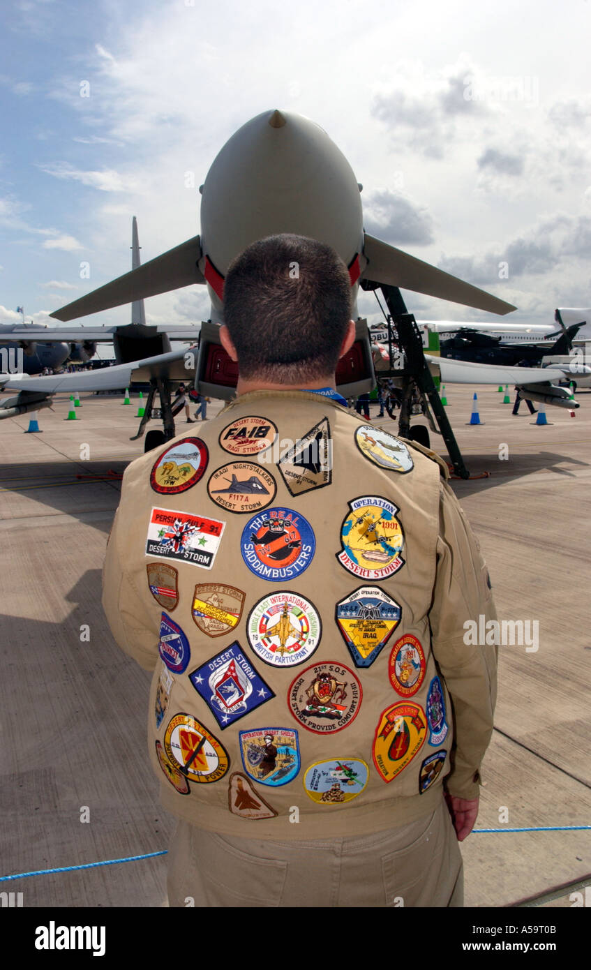 THE ROYAL INTERNATIONAL AIR TATTOO RAF FAIRFORD Visitors looking at the ...