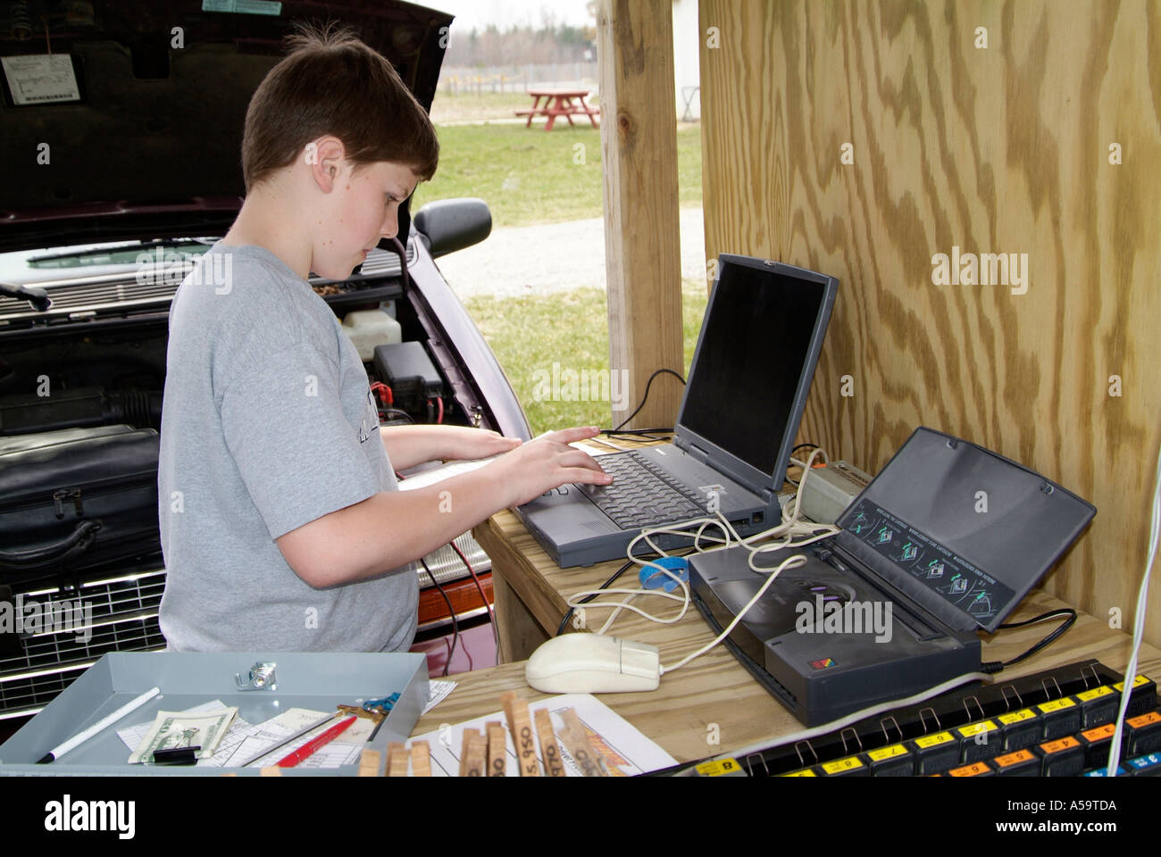 Race car model hi-res stock photography and images - Alamy