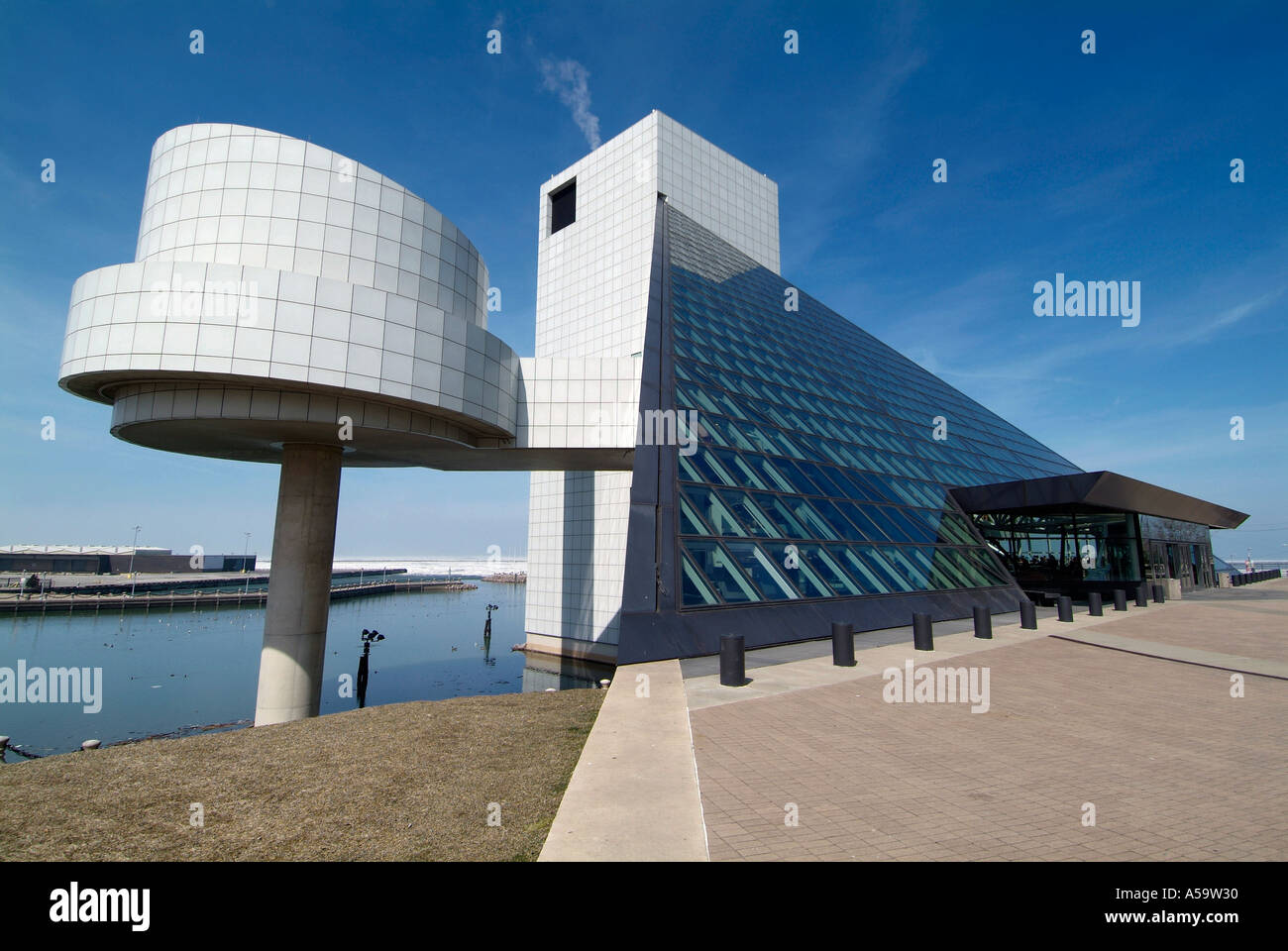 Rock and Roll Hall of Fame Downtown Cleveland Ohio sightseeing ...