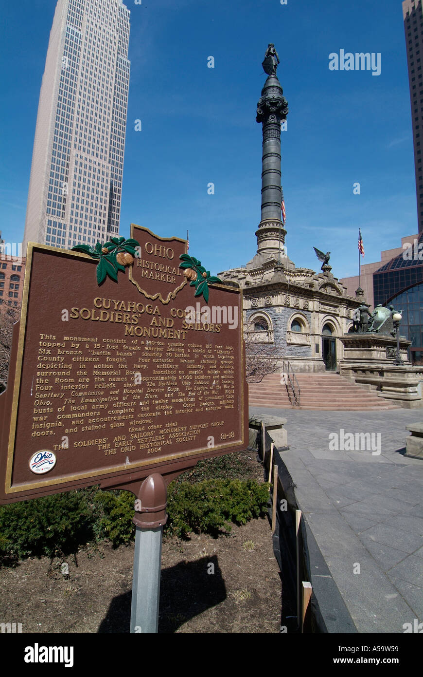 Soldiers and sailors monument cleveland ohio hi-res stock photography ...