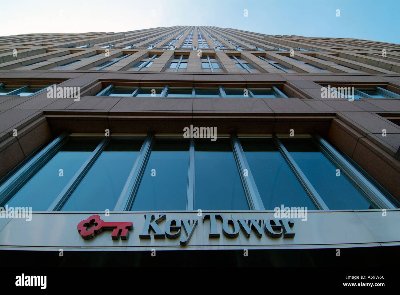 57 story Key Tower building in Downtown Cleveland Ohio sightseeing ...