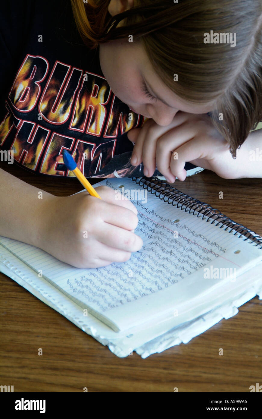 Handwriting english hi-res stock photography and images - Alamy