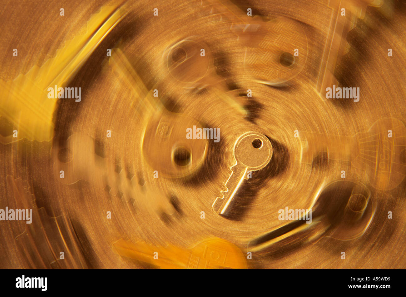 Key with other keys moving concept image for choice Stock Photo - Alamy