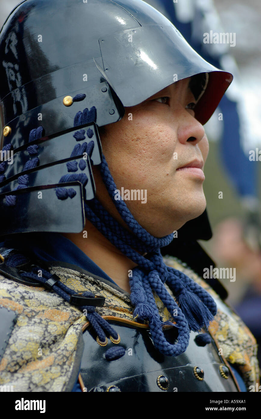 Samurai at the Japanese Matsuri Stock Photo - Alamy