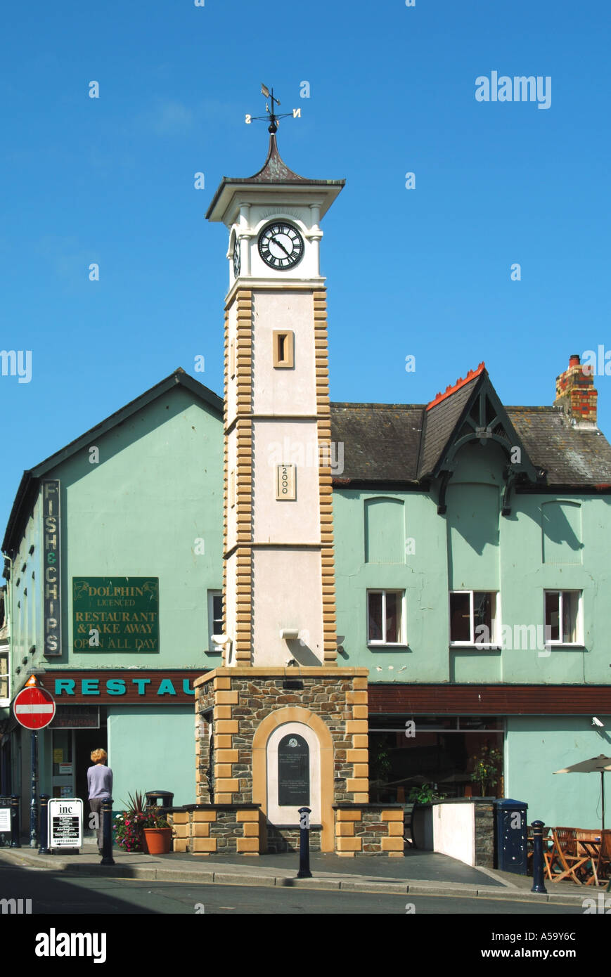 Aberystwyth wales town centre hi-res stock photography and images - Alamy