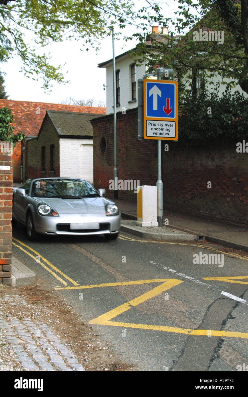 Traffic calming measures hi-res stock photography and images - Alamy