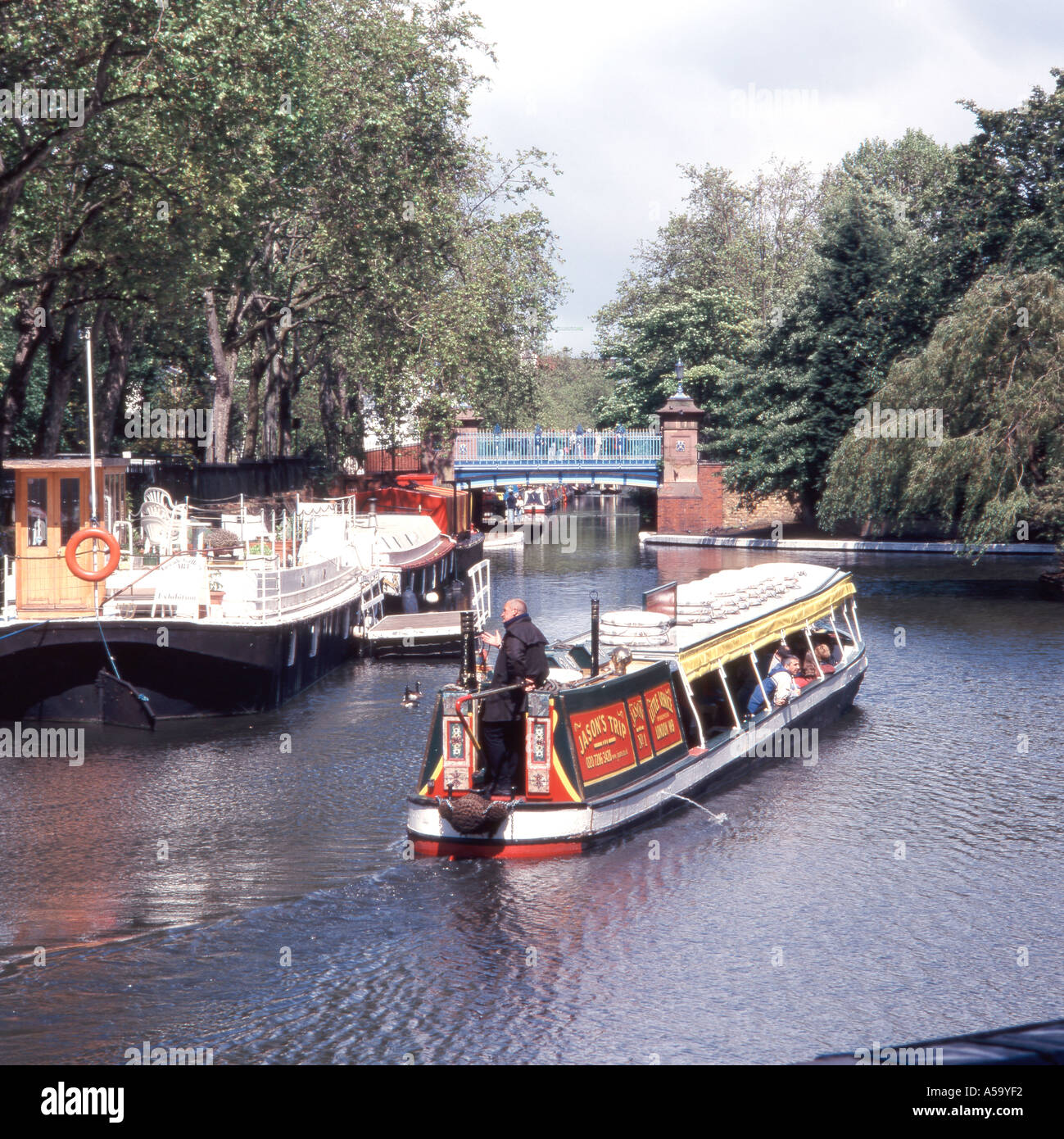 Boat london little venice jason hi-res stock photography and images - Alamy