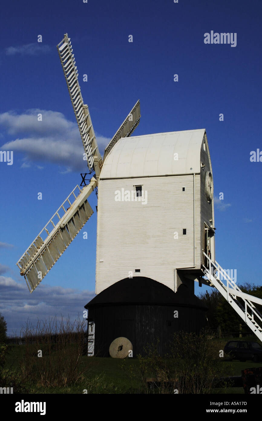 Jill windmill on the South Downs at Clayton, near Brighton Sussex UK ...