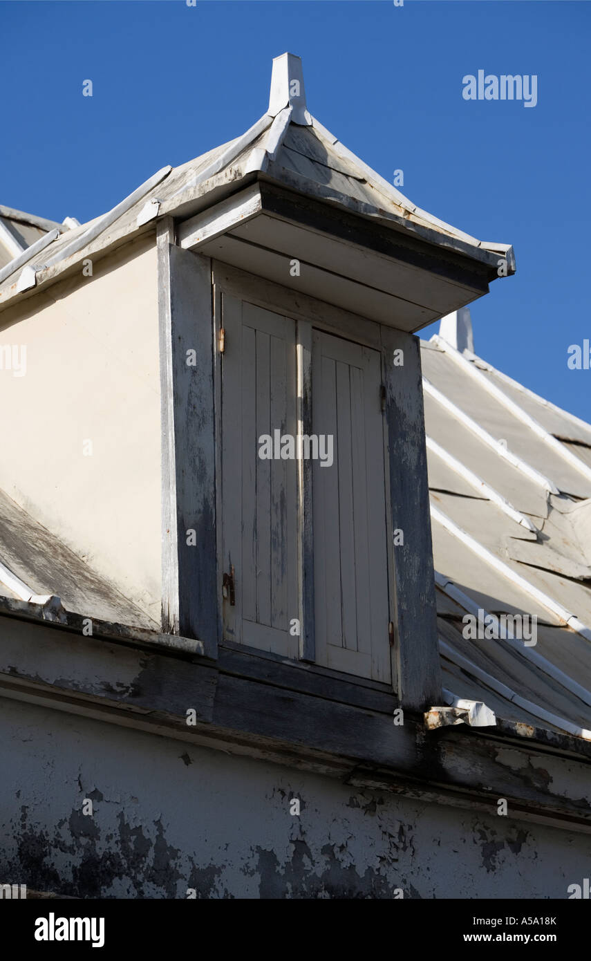 Traditional-style dormer-window in central "Saint-Denis", "Réunion ...