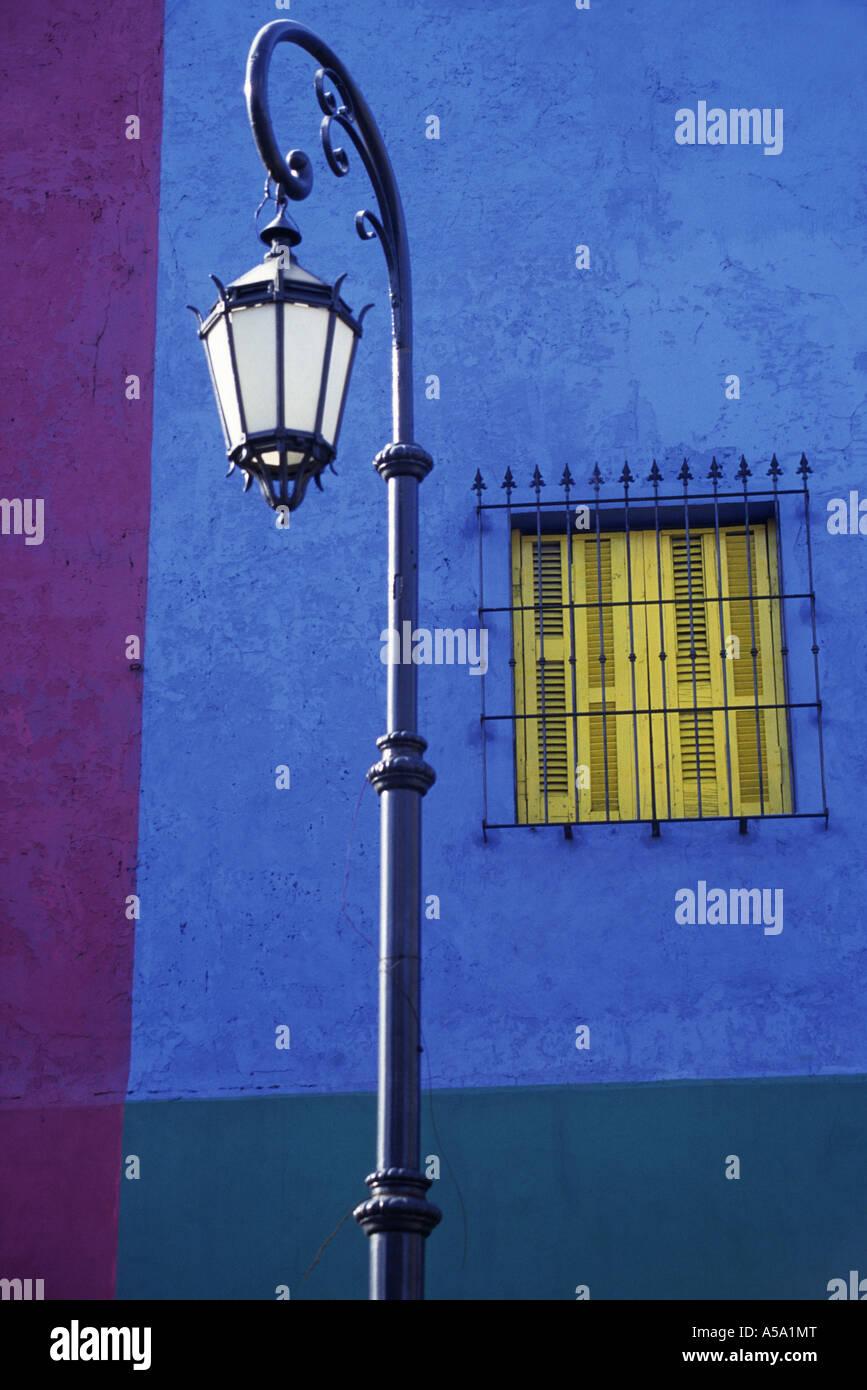 Lamppost at La Boca, Buenos Aires, Argentina Stock Photo - Alamy