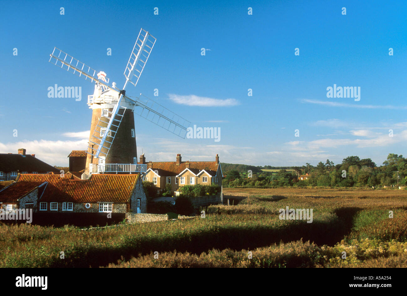 Cley windmill and norfolk and sunset hi-res stock photography and ...