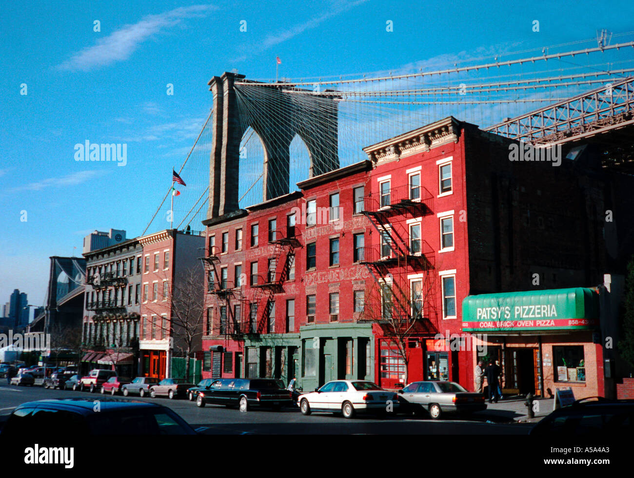 Brooklyn brownstone bridge hi-res stock photography and images - Alamy