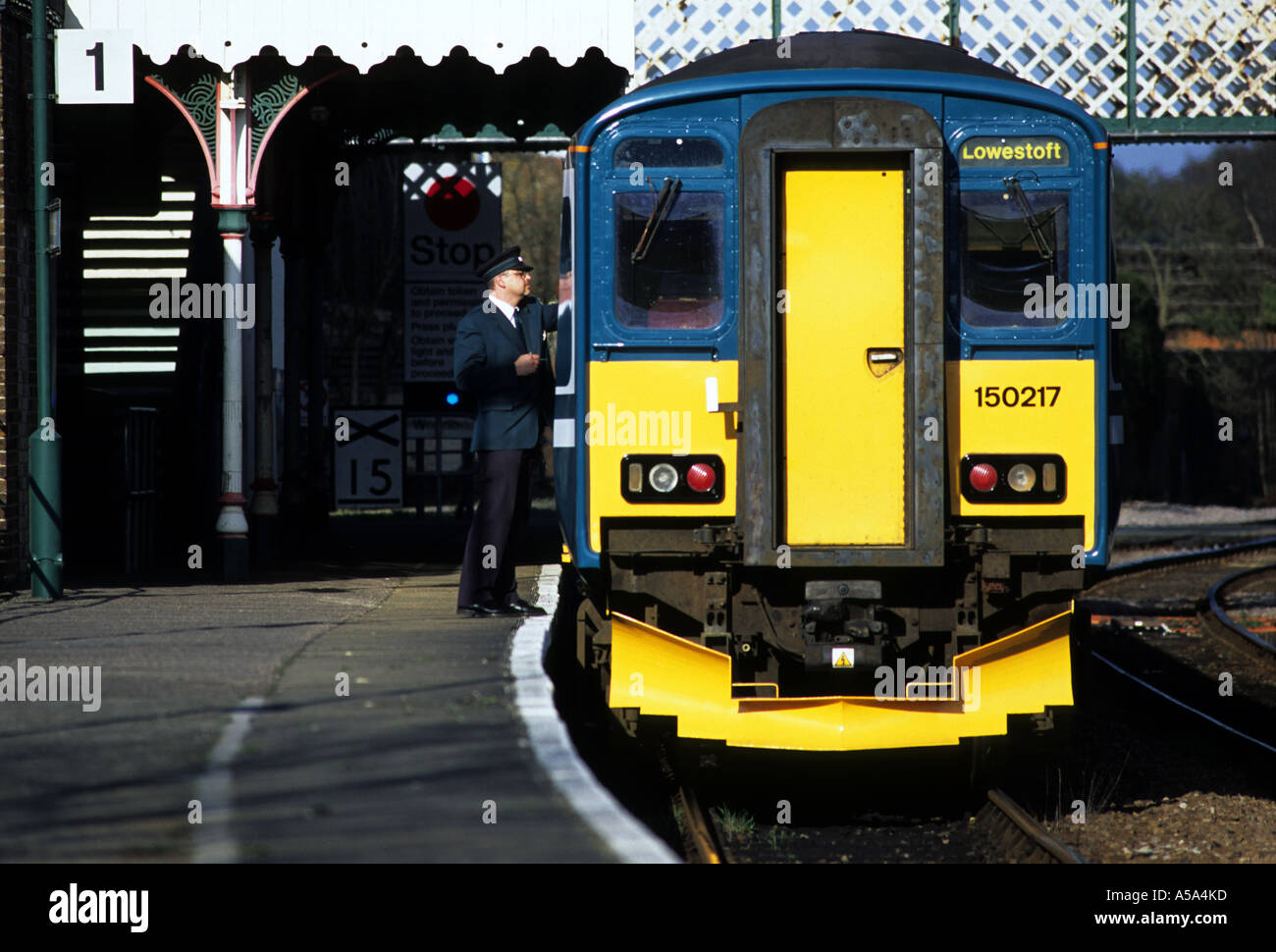 National Express East Anglia rail service from Ipswich to Lowestoft at ...