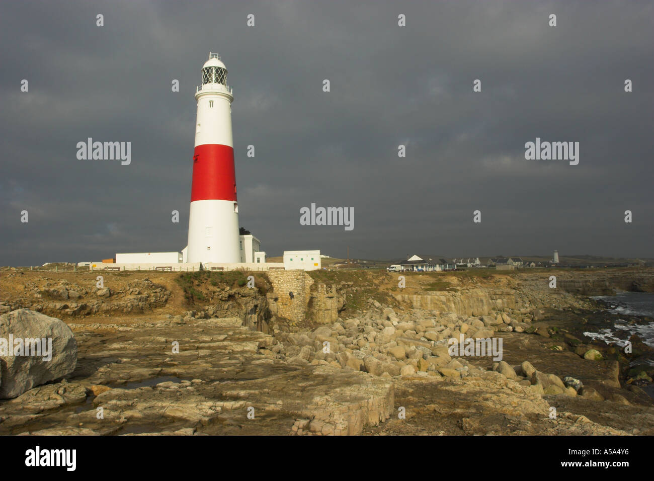 Portland Bill Lighthouse Stock Photo - Alamy
