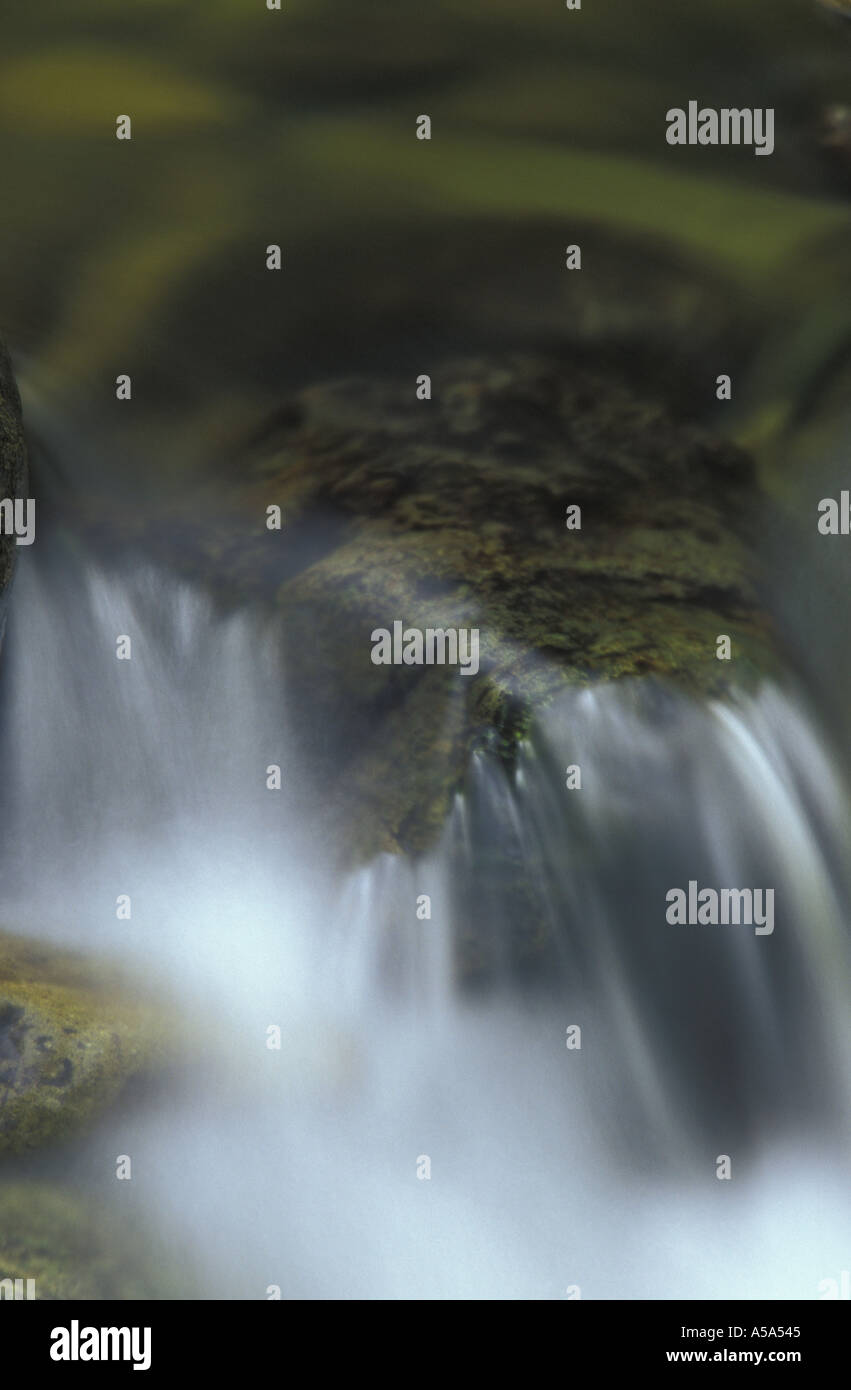 Water over rocks Stock Photo - Alamy