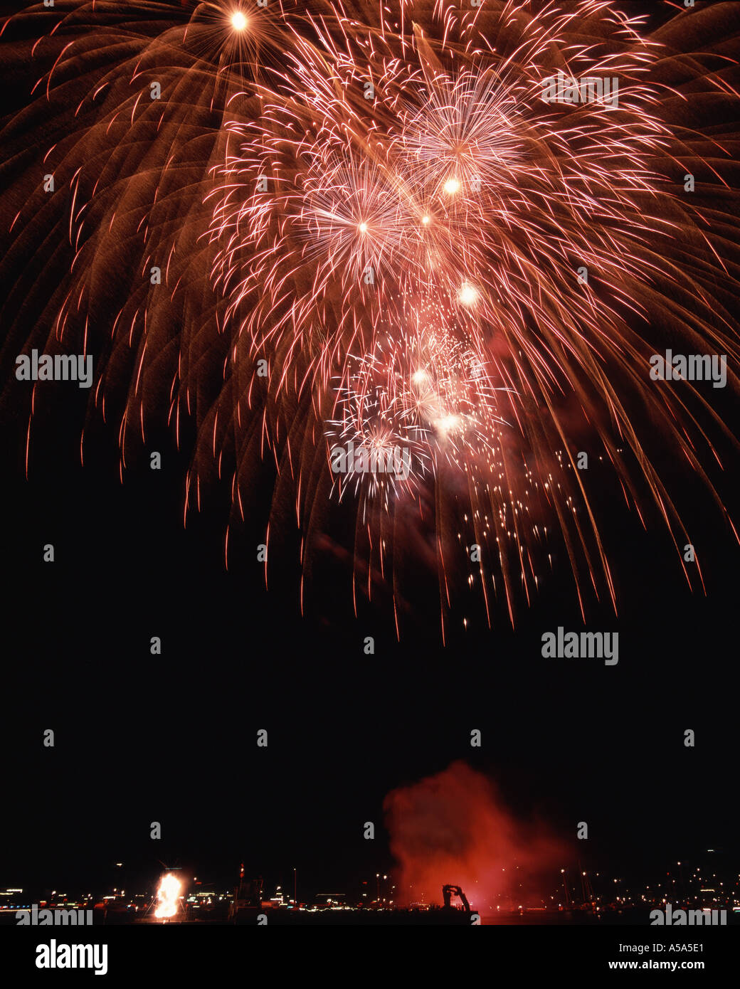 Firework cascade hi-res stock photography and images - Alamy
