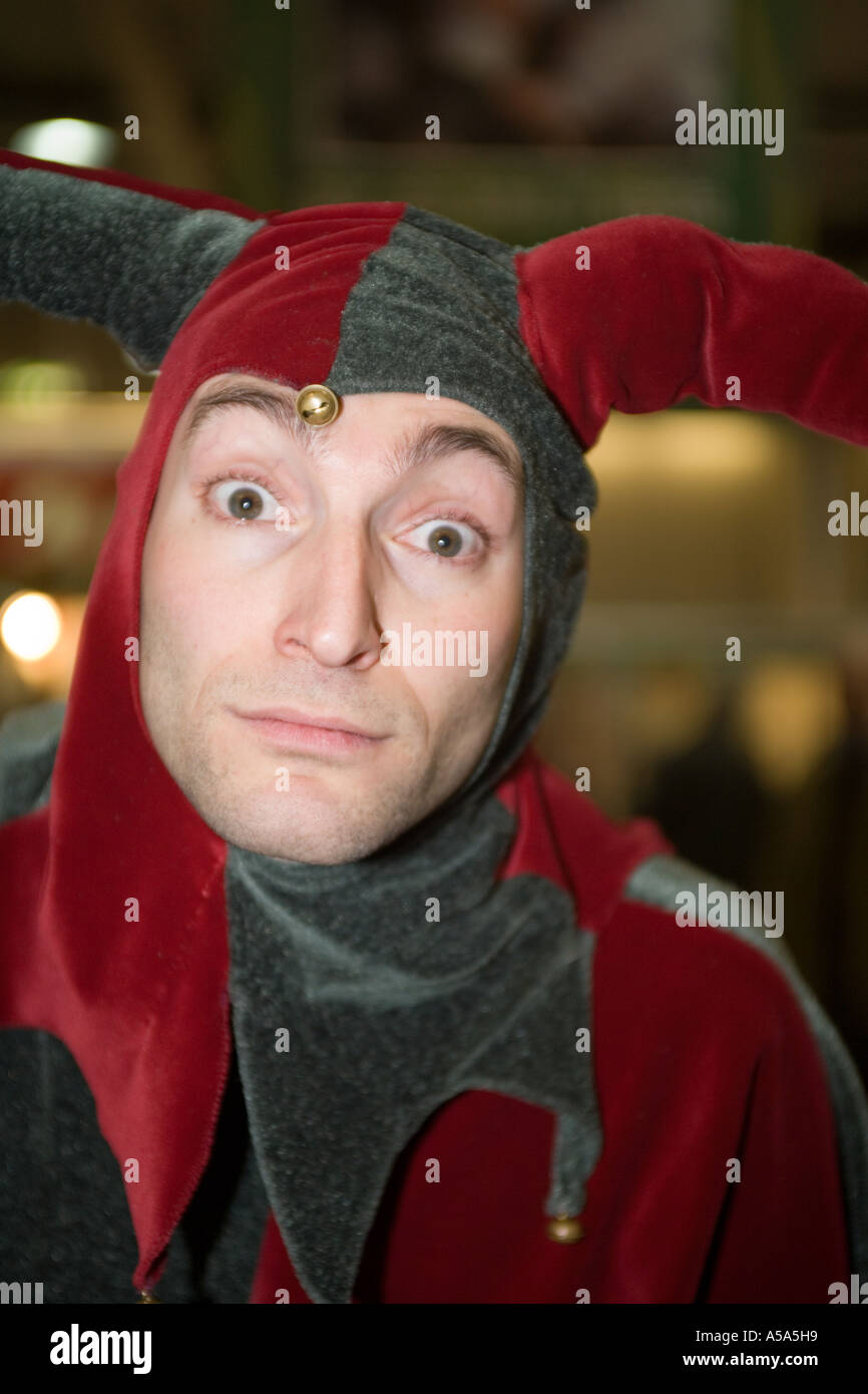 JOLLY JOKER FACE FUNNY EXPRESSION Stock Photo - Alamy