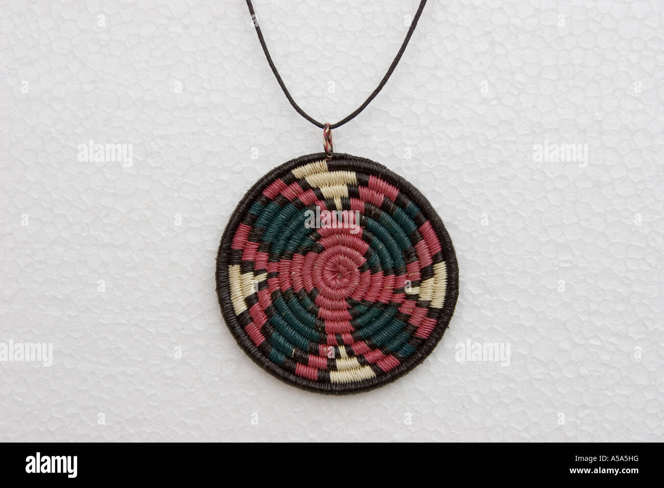 Embera necklace made using the same technique they use for weaving ...