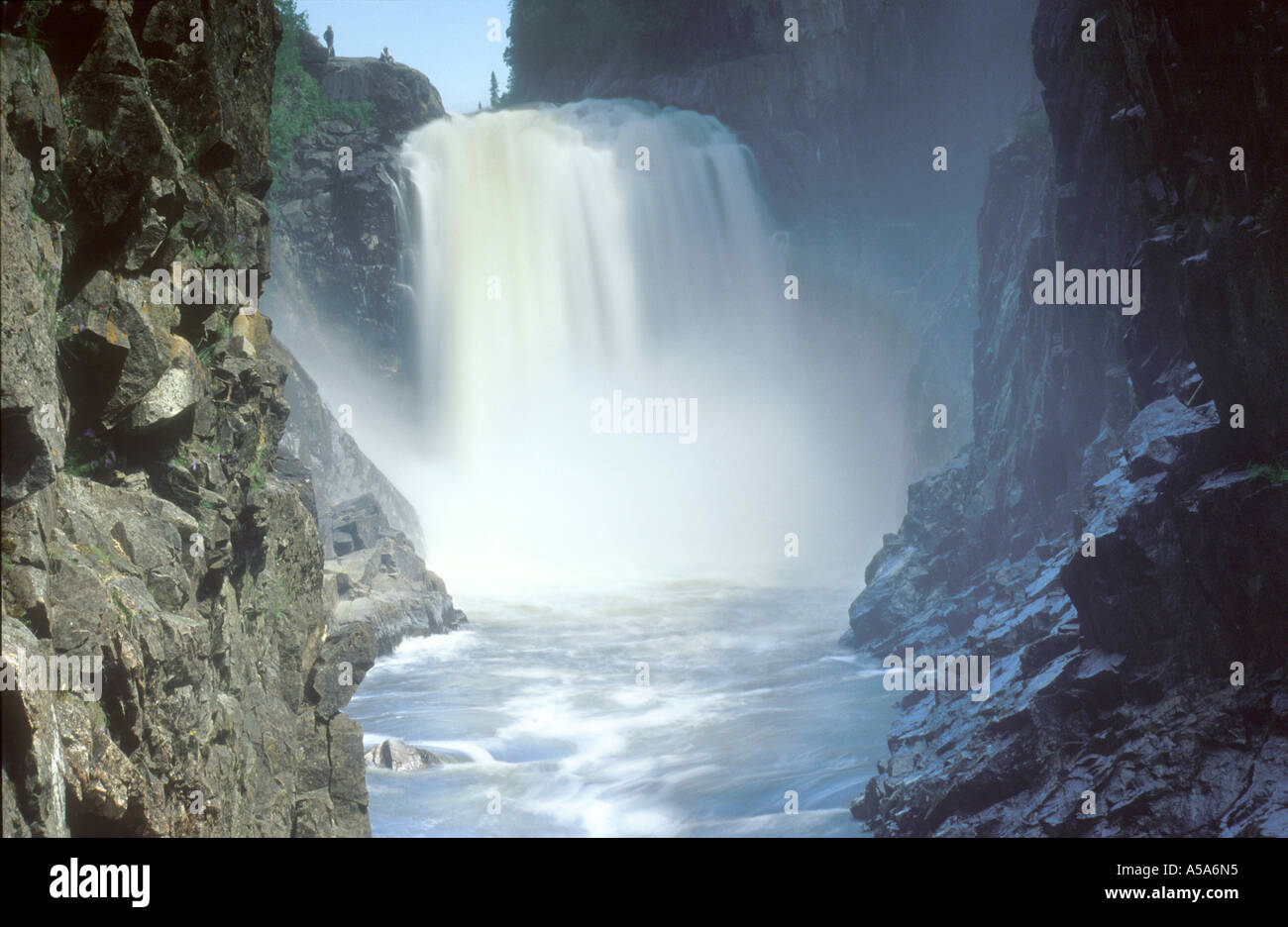 wilderness waterfall scenery Stock Photo - Alamy