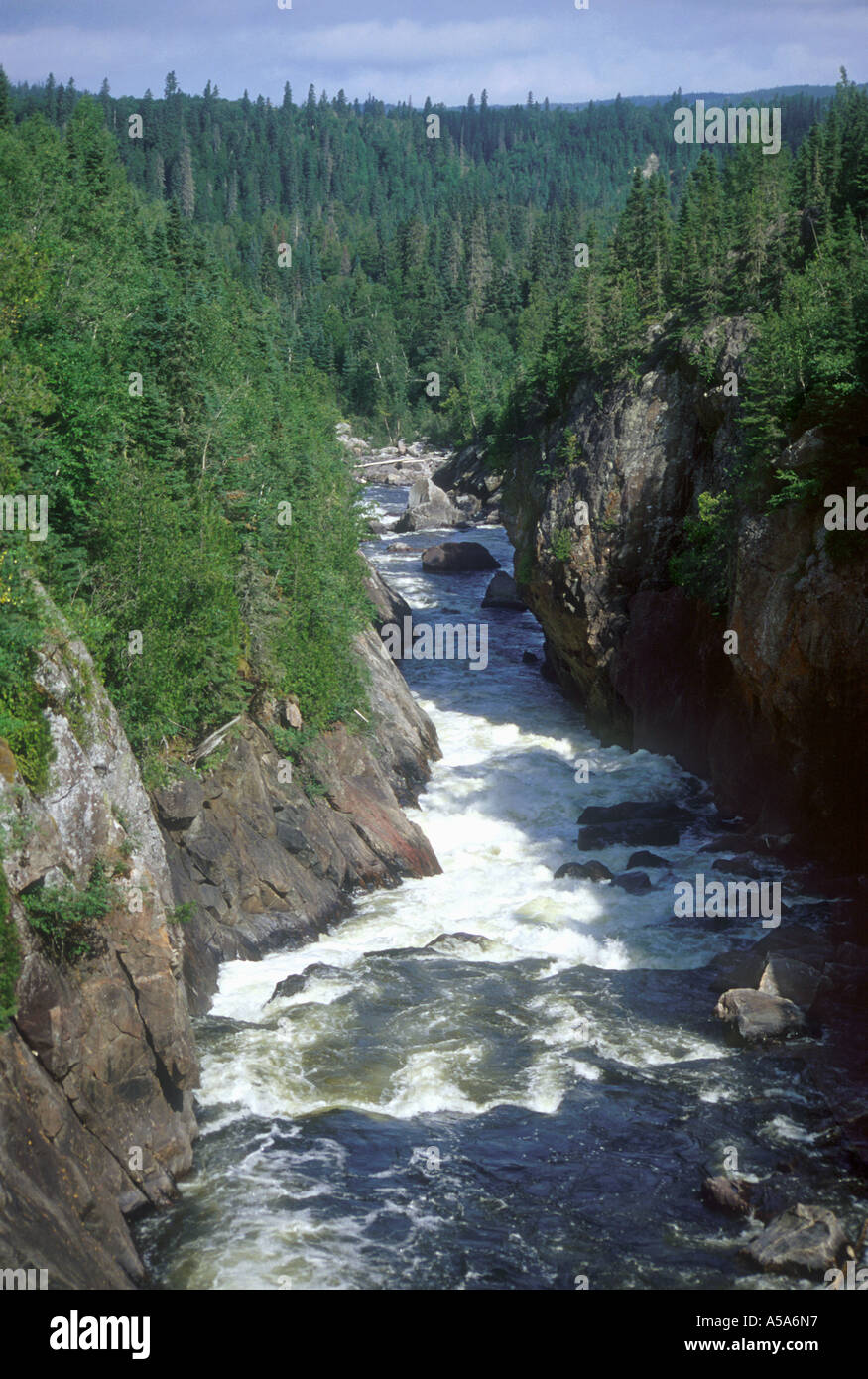 wilderness waterfall scenery Stock Photo - Alamy