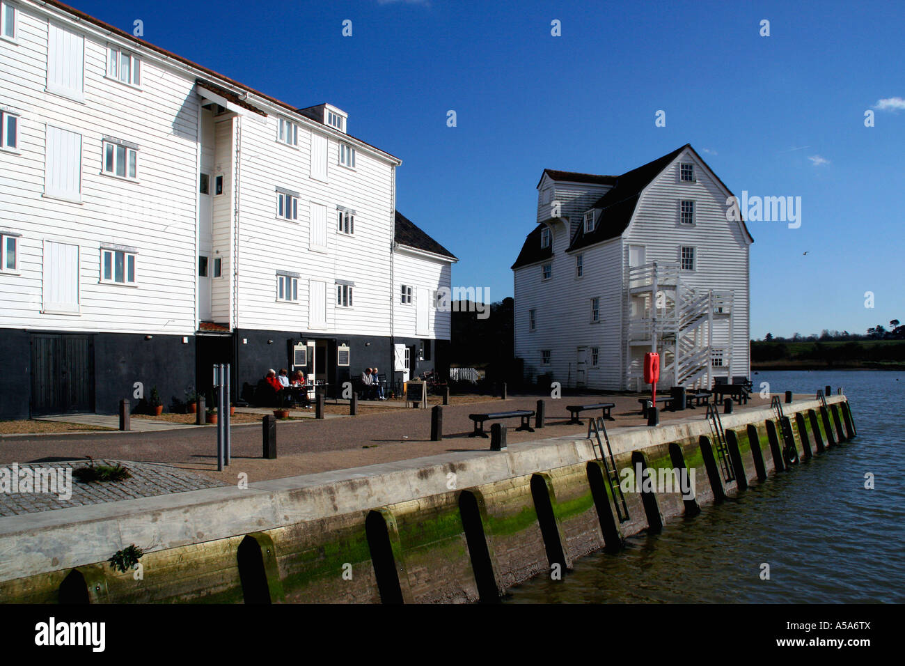 Woodbridge Tide Mill on the River Deben Woodbridge Suffolk UK Stock ...