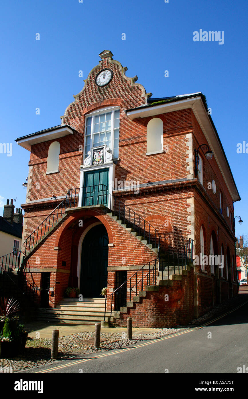 The Shire Hall on Market Hill in Woodbridge Suffolk UK Stock Photo - Alamy