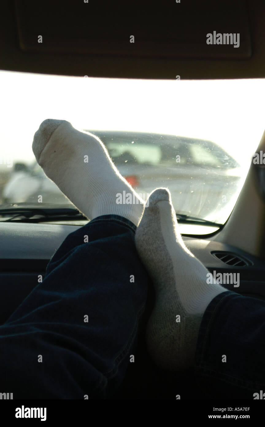 Sleeping car passengers feet Stock Photo - Alamy