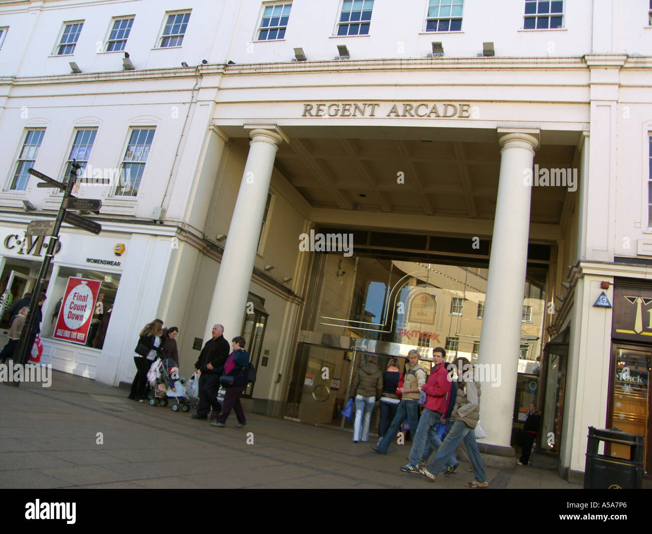 Regent arcade cheltenham hi-res stock photography and images - Alamy