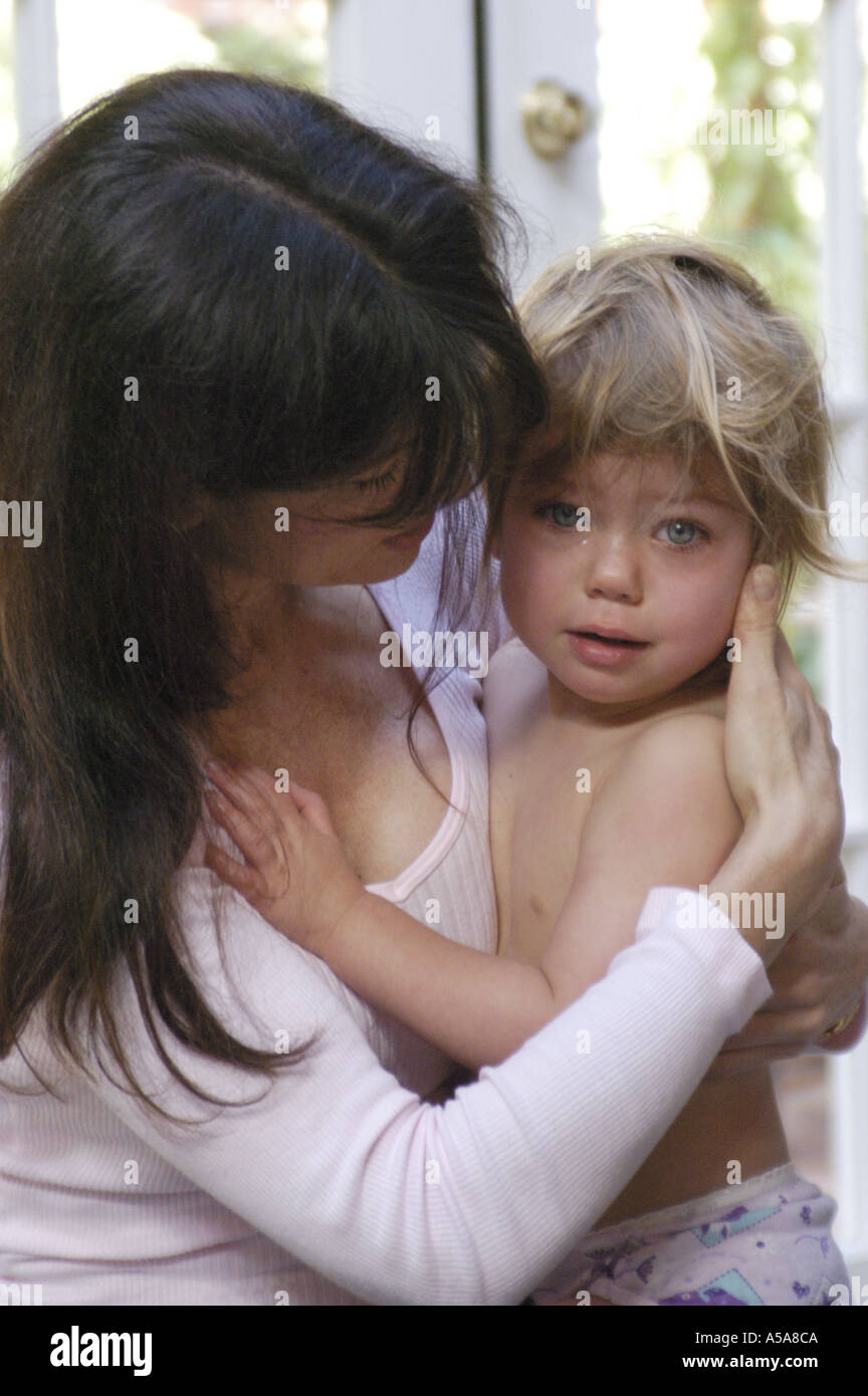 Mother 2 year old child Model released Shoot No 3050 Stock Photo - Alamy