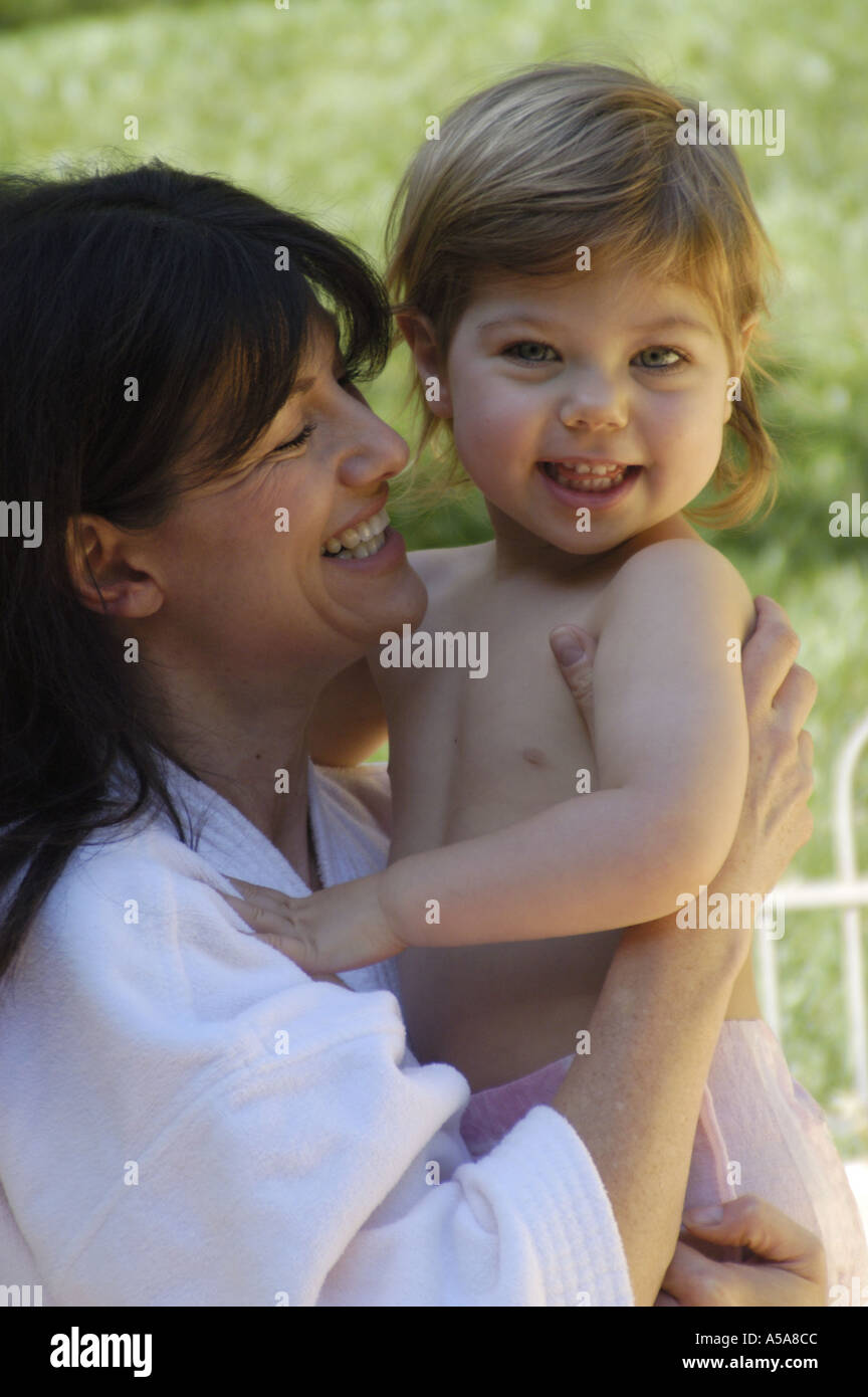 Mother 2 year old child Model released Shoot No 3050 Stock Photo - Alamy