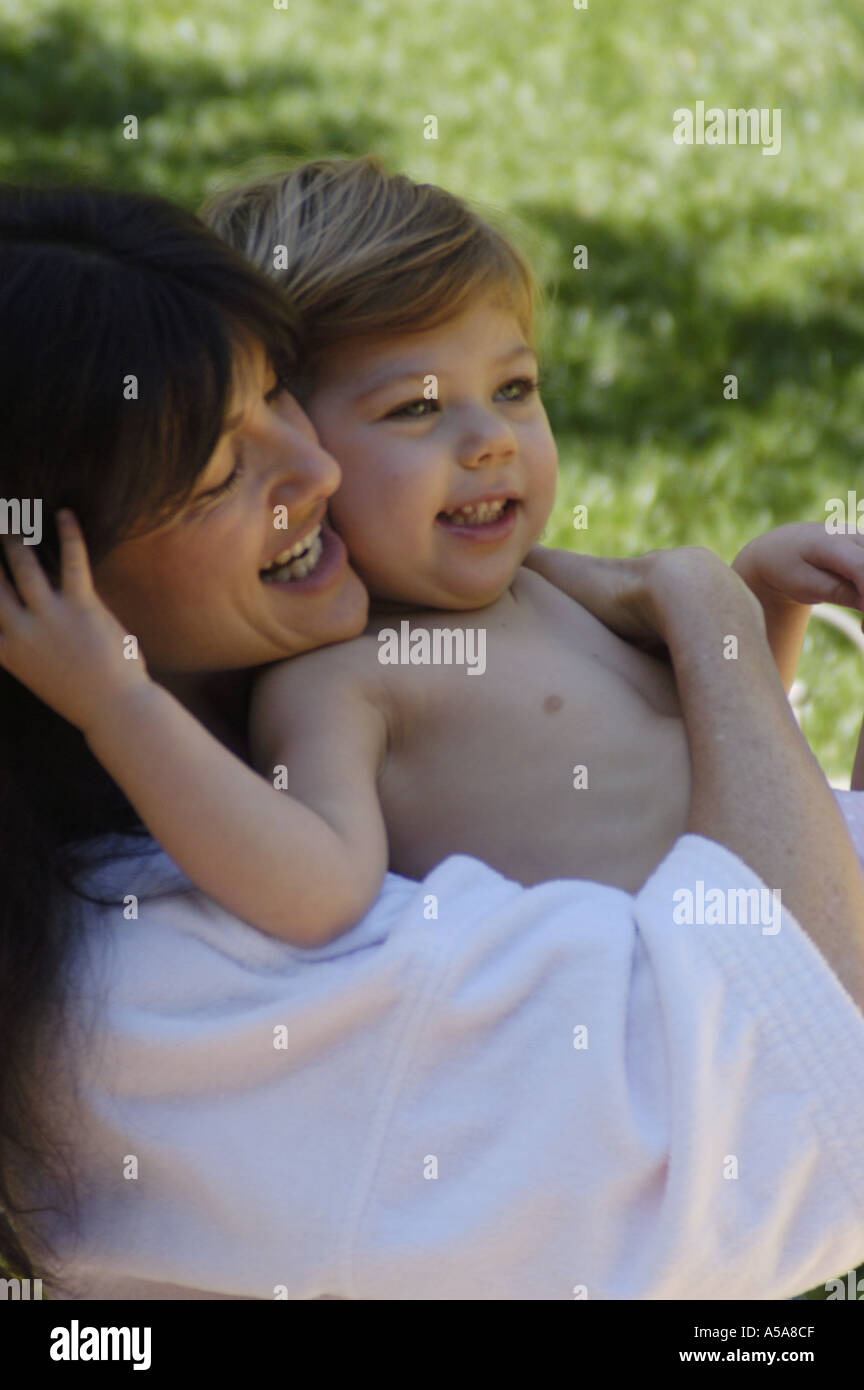 Mother 2 year old child Model released Shoot No 3050 Stock Photo - Alamy