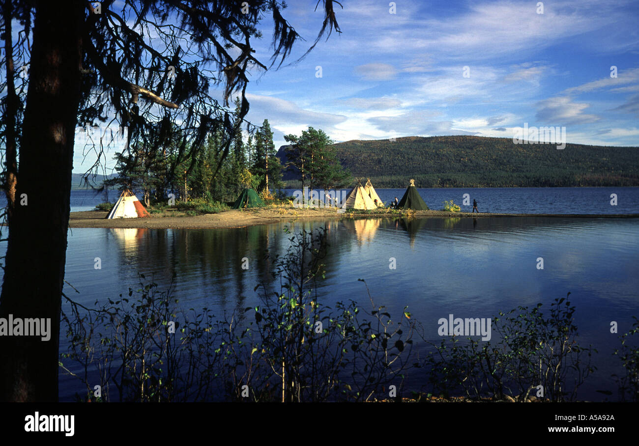 Saami people living the traditional way Stock Photo - Alamy