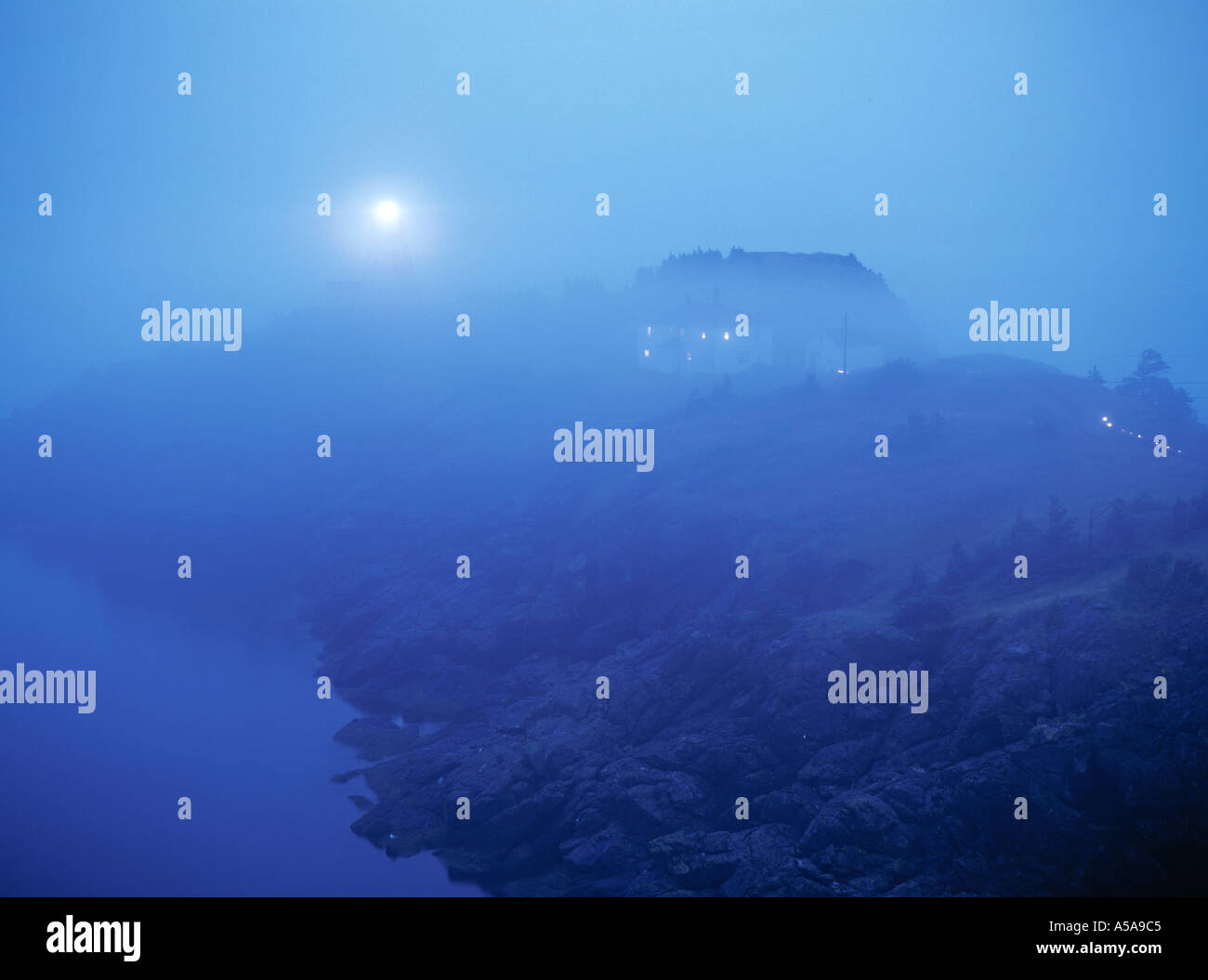 Swallowtail lighthouse, Grand Manan Island, New Brunswick, Canada Stock ...